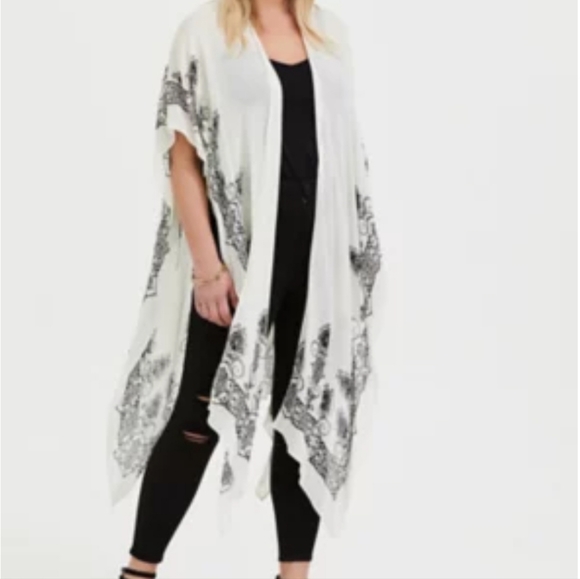 torrid | Tops | Torrid Brand Ivory Ruana | Poshmark